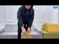 High Density Foam Ball Pits Velvet Removable Cover Small Portable