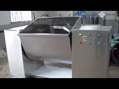 Foodstuff Industrial Powder Mixer Equipment 200L Uniform Mixture Slot Shape