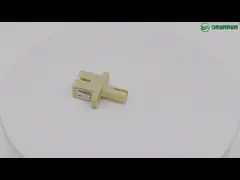 Duplex Hybrid Fiber Adapter Singlemode Metal High Precision For LAN