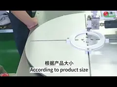 Automatic HEPA Filter Making Machine 5KW Rotary Scraping Gluing