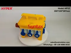 Waterproof Electrical Distribution Box 12 Poles PE High Strength