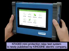 FPGA Protection Relay Testing 7 Inch Touch Screen Mini Handheld With Battery