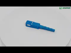 Simplex / Duplex Single Mode Fiber Connector Long Round Boot Low Loss