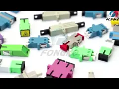 Адаптер двустороннего света из стекловолокна, единственный, противопожарный с предварительным закрытием