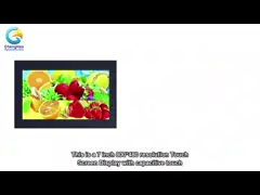 TFT Small LCD Touch Screen 7.0 Inch 800 x 480 280 CD/㎡ RGB Interface
