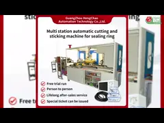 Rubber O Ring Manufacturing Machine Cutting Stacking Multi Station Automatic