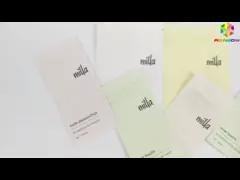 Heat Seal Cosmetic Packaging Bag MOPP Zipper Top Biodegradable Custom Logo