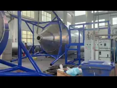 Centrifugal Spray Drying Machine 18000rpm PLC Control For Sodium / Potassium