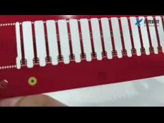 4 Layers Isola PCB 0.38mm Thickness Immersion Tin Red PCB Printed