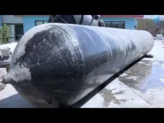 Rubber Marine Salvage Airbags Tough Cylindrical For Ship Lifting