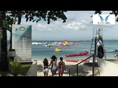 Outdoor Inflatable Water Park Floating Adults Sport Anti UV For Seaside