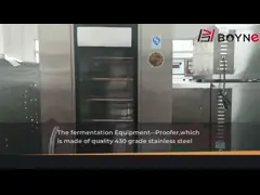 Bread Fermentation Equipment 15 Trays Single Door Fast Heating Water Vapor