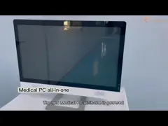 TFT LCD Medical Mobile Workstation 128G SSD Electric Bluetooth With Wheels