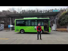 24 Seats Electric Mini Buses 69km/h 134.4Kwh 200km High Safety