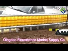 Guardrail Road Roller Barrier Yellow EVA Anti Crash For Highway Safety