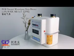Wireless Lora Smart Meter Steel FSK Light Easy Installation For Gas Pipe