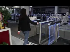 Biometric Office Security Gates 24V SUS High Speed With Servo Motor