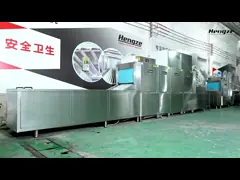 Automatic Commercial Dishwasher Machine 120 Basket/H High Temperature Long Conveyor Type