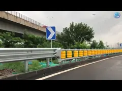 Road Safety Roller Barrier Absorbing Shock PU / EVA Light Excellent Elasticity