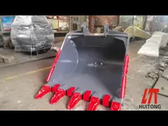 Wide Digging Heavy Duty Excavator Bucket Q355B High Hardness For Cat