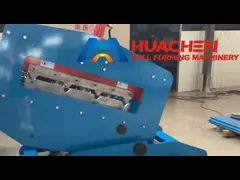 Metal Roof Sheet Crimping Machine 15m/min Small Span For Curved Corner