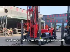 200 Meters Borehole Drilling Machine Crawler Mounted Multi Purpose
