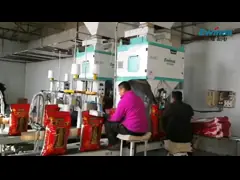 Servo Motor Rice Packing Machine Dual Core High Speed For Plastic Pellets