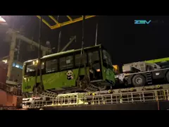 Pure Electric Zev Bus 3300mm Wheelbase Zero Emission For Urban