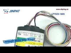 Electrical Through Hole Slip Ring 5A 240V 300rpm 18 Circuit Rotary