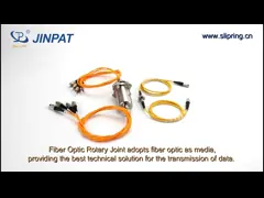 Single Channel Fiber Optic Rotary Joints 1550nm 100Rpm LPFO Low Resistance