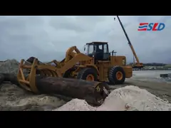 Cargador hidráulico de carretillas elevadoras 199kw 10000kgs Cargas para sujetar madera