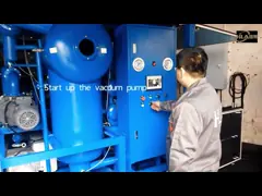 Industrial Transformer Oil Purifier Machine 100 L/min Vacuum Centrifuging