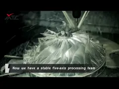 Customized 5 Axis CNC Parts Impeller Aluminum Alloy 7075 High Strength