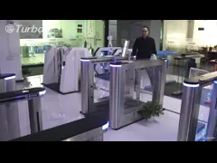 Face Recognition Swing Barrier Gate 1.5mm Acrylic 0.2S 40 Persons / Minute
