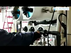 RO Containerized Water Treatment Plant 1.65kw 3000lph SS304 45 Degree