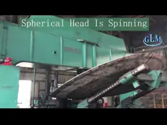 SS304 Spherical Heads Hot / Cold Pressing Large Diameter For Boiler