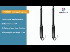 Single Leaf Swing Gate Operator 400KG 140W Soft Start Heavy Duty