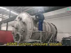 Industrial Customized Pressure Vessel Air Tank Carbon Steel For Storage