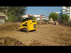 Diesel Engine Wheel Loader Machine 0.55m3 Bucket 74kw 100HP Mini