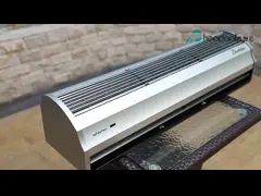 Aluminum Silver Residential Air Curtain Cross Flow Fan For Overhead Door