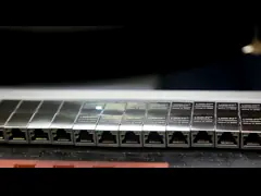 Gigabit RJ45 Modular Jack XMH 9771 8813 S3L6T1 Tab Up With LEDs