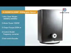 Frequency Inverter Sliding Gate Operator 3000 Kg 10 M/min Automatic