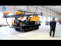 Rotation Hydraulic Crawler Drills 600m Depth 71mm Dia For Water Conservancy