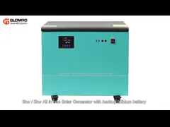 Off Grid Solar Power PV System Generator Lithium Battery Portable For Home