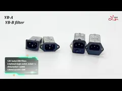 Single Phase EMI Power Filter 250VDC 50 / 60Hz IP40 For Coffee Equipment