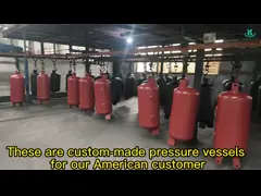 Stainless Steel Customized Pressure Vessel 150 Degree For Store Air