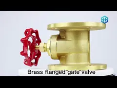 Brass Flanged Globe Valve DN50 PN16 Normal Temperature For Water