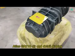 Steel Screw Atlas Copco Air End Compressor GA55 GA110 A Customized Color