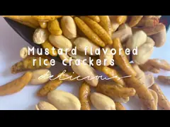 Crescent Shape Japanese Rice Crackers Puffed Fresh Wonderful Taste
