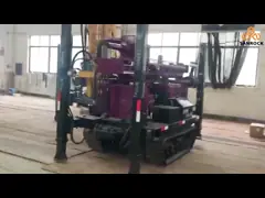 Hydraulic Crawler Drilling Rig 300m Rotary Truck Mounted For Water Well